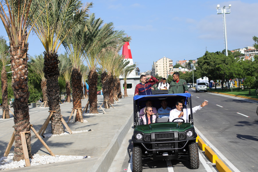 Inauguran Cinta Costera de Catia La Mar en La Guaira - Yvke Mundial | De La Mano Con El Pueblo