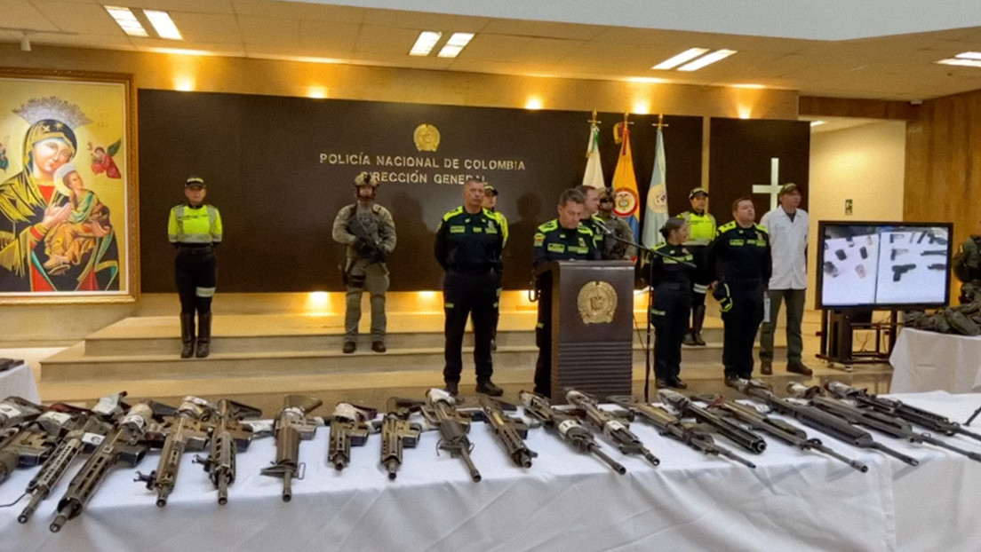 La Policía de Colombia incauta el mayor arsenal de armas de los últimos ...