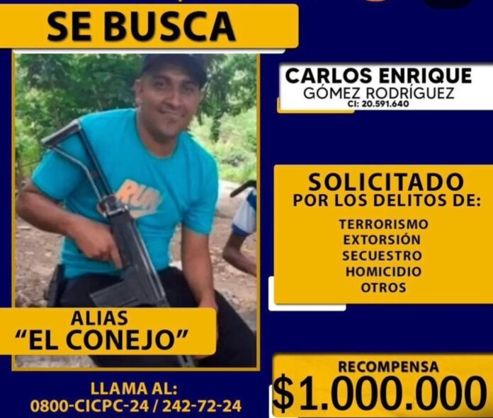 Ofrecen recompensa por información sobre alias El Conejo - Yvke Mundial ...