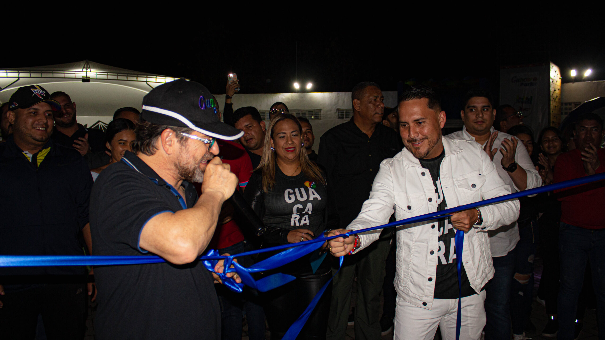 Johan Castañeda y Rafael Lacava inauguraron el parque deportivo Guacara ...